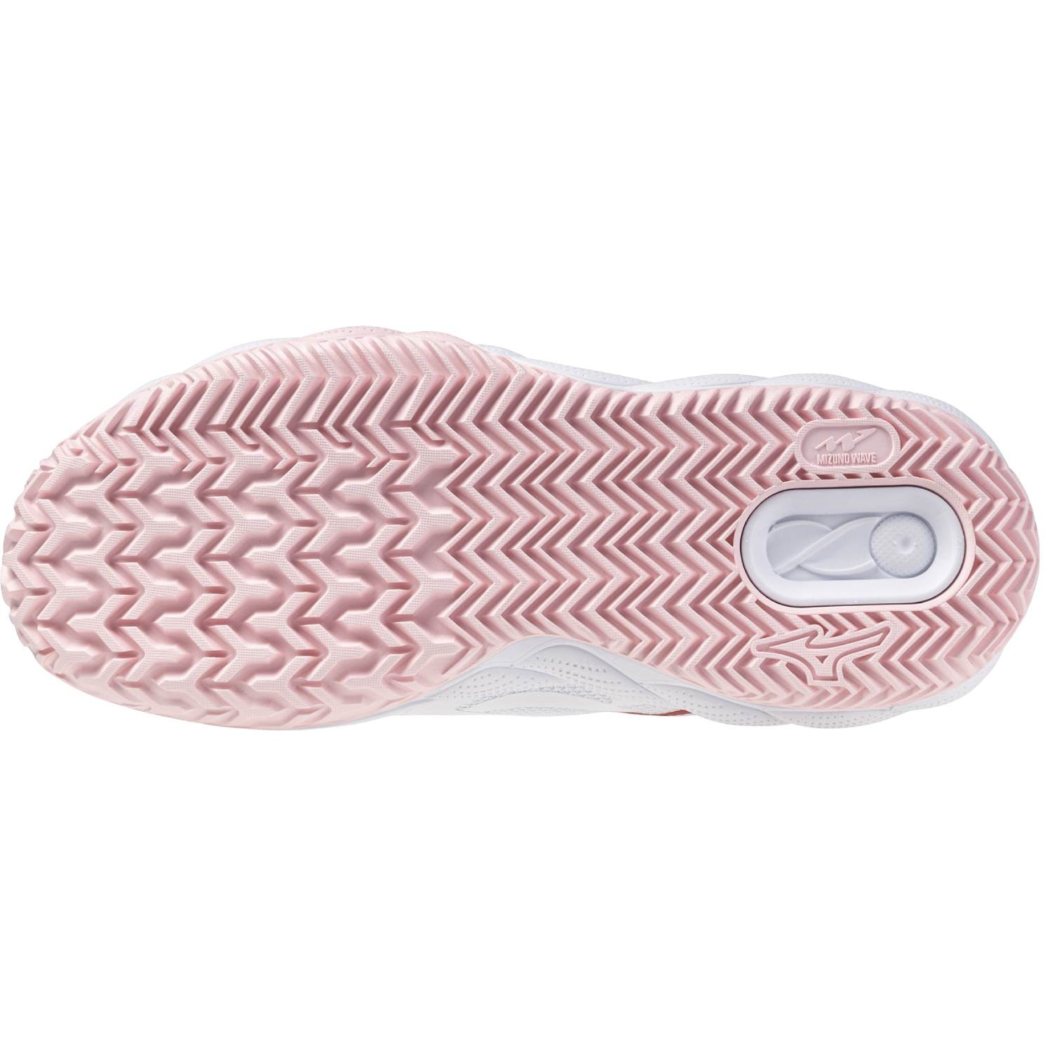 Mizuno Wave Enforce Court Clay White/Pinkesque/Barbados Cherry